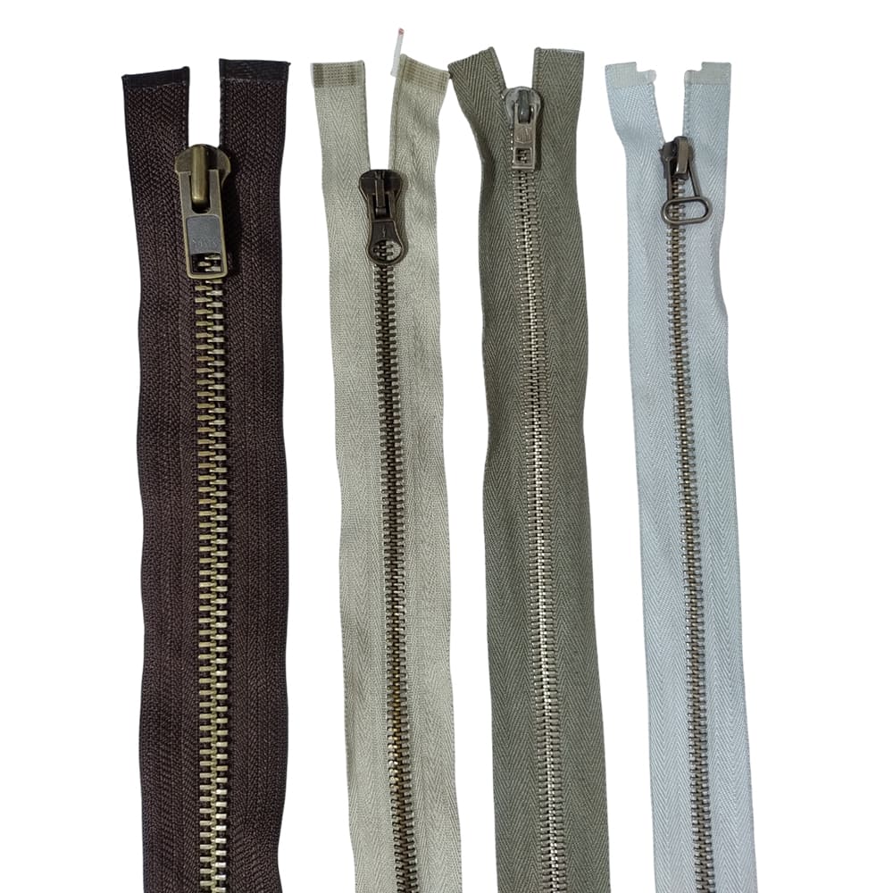 Cierre desmontable de aluminio de 65 cm – Mermil Merceria